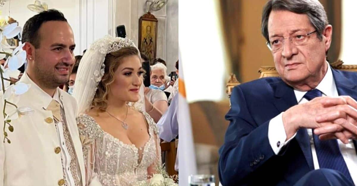 ΒΙΝΤΕΟ: Πρώτο τραπέζι στον γάμο του Μαυρίκιου ο Νίκος Αναστασιάδης ...